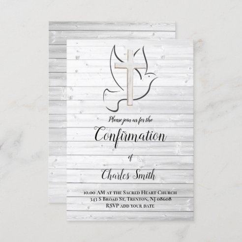 Holy Spirit Invitations | Zazzle CA