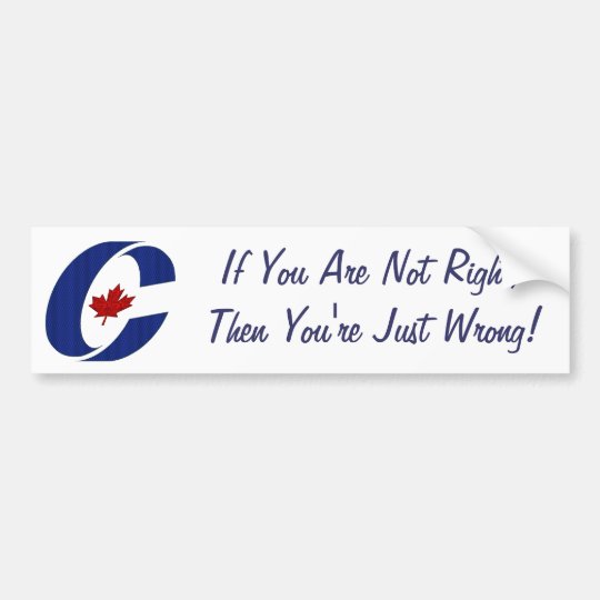 Conservative Party Bumper Sticker | Zazzle.ca