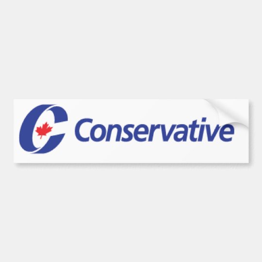 Conservative Party Logo Bumper Sticker | Zazzle.ca
