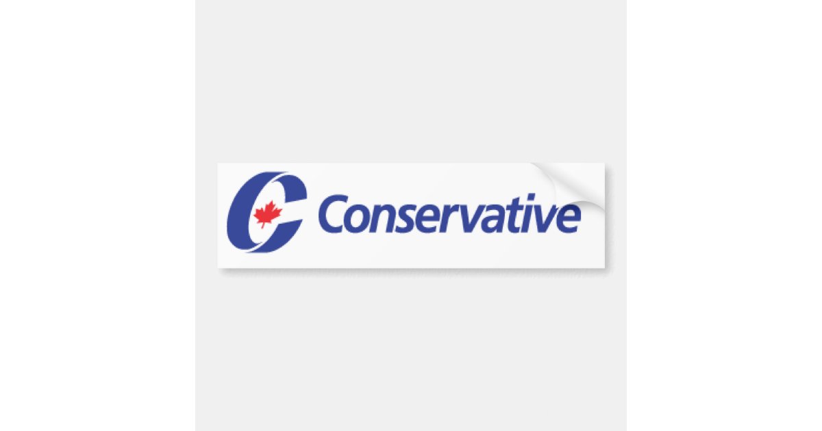 Conservative Party Logo Bumper Sticker | Zazzle
