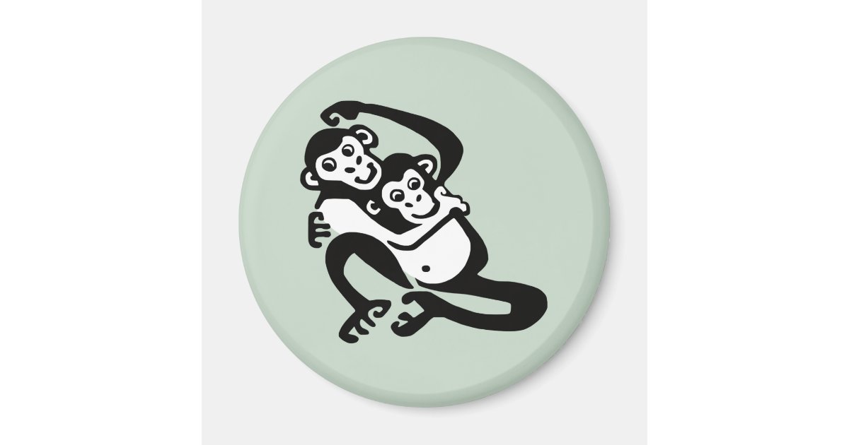 Cool BONOBO - Chimpanzee- Primate - Wildlife Magnet | Zazzle