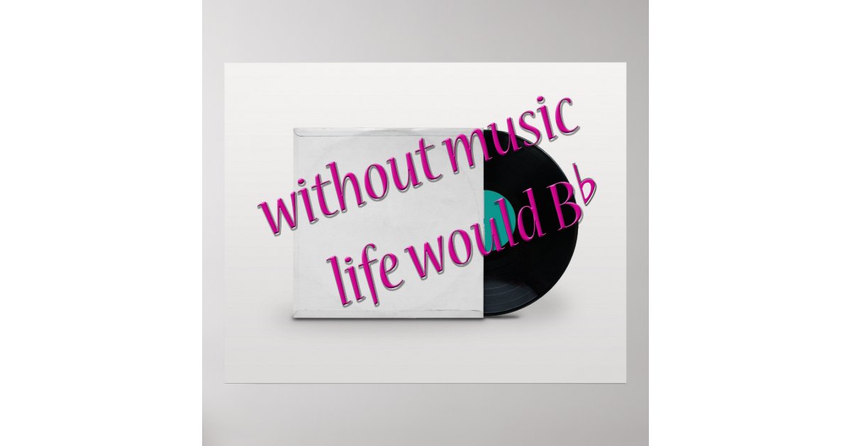 Cool Oldies Music Quote Vinyl Record Poster | Zazzle