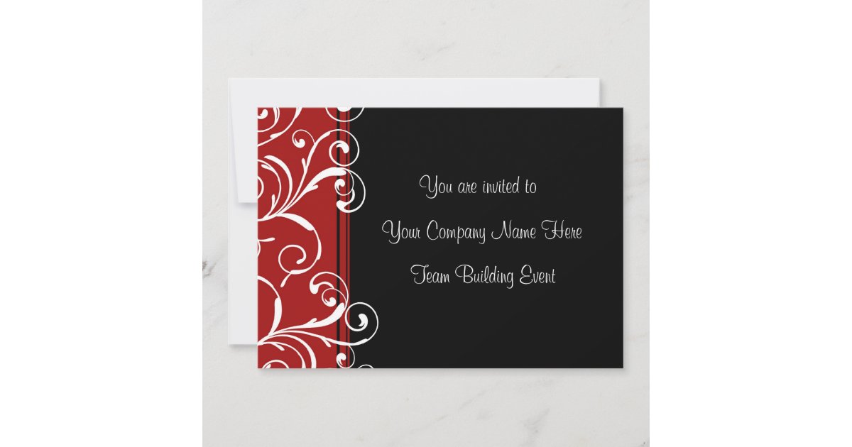 Corporate Team Building Event Invitations | Zazzle