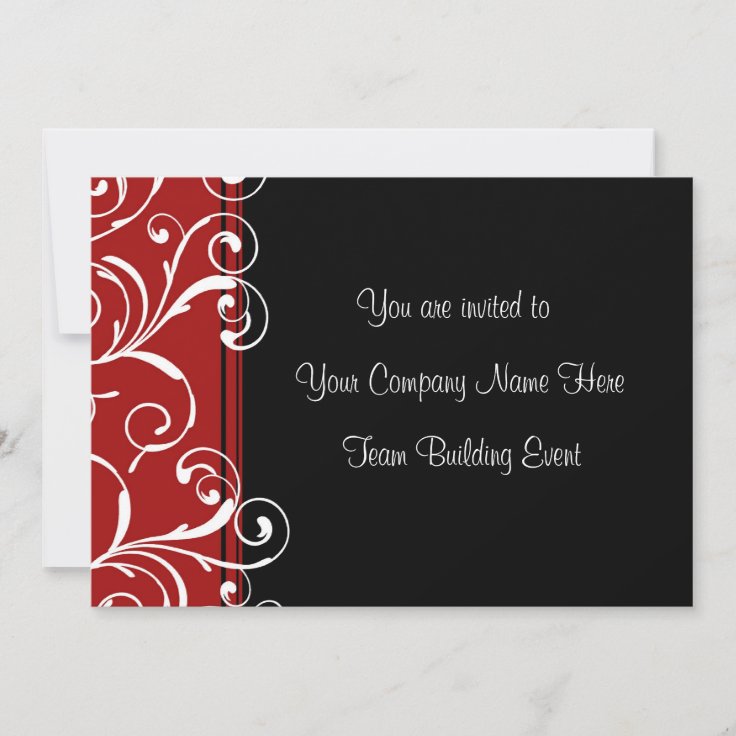 Corporate Team Building Event Invitations | Zazzle