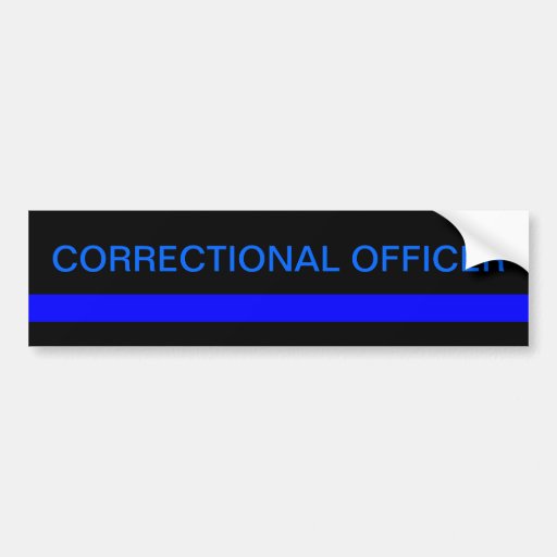 Correctional officer bumper sticker | Zazzle