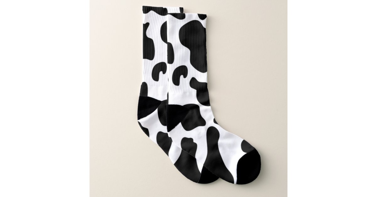 Cow Print Socks | Zazzle