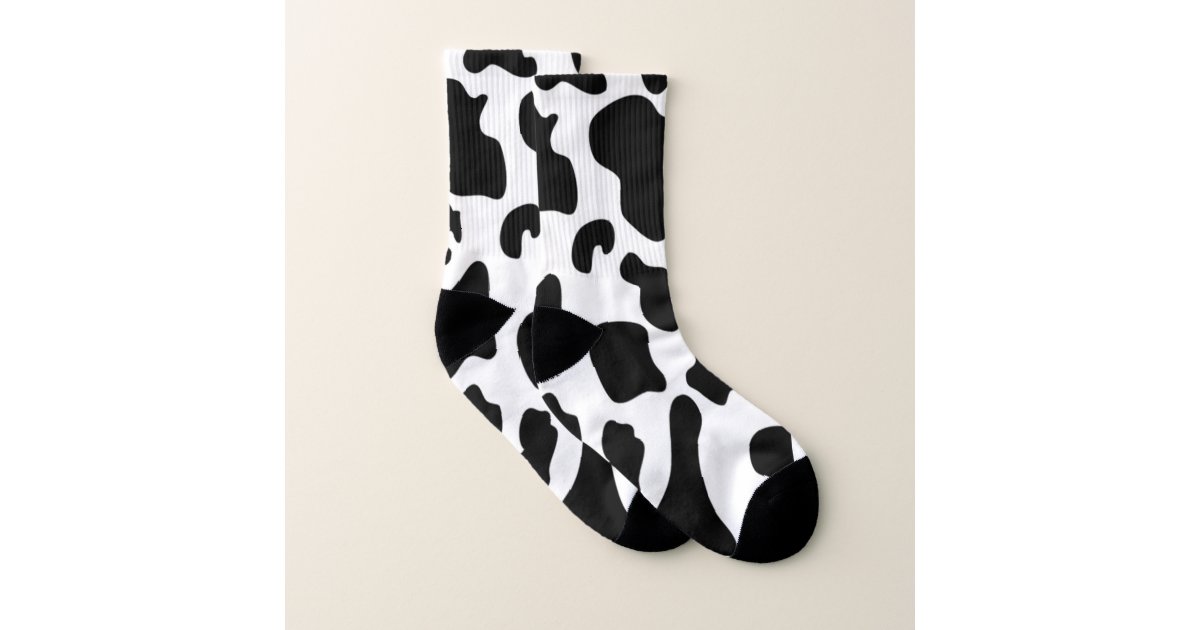 Cow Print Socks | Zazzle
