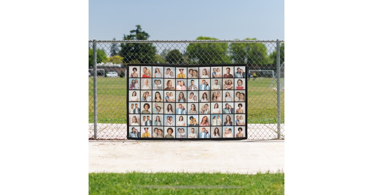 Create Your Own 60 Photo Collage Banner | Zazzle