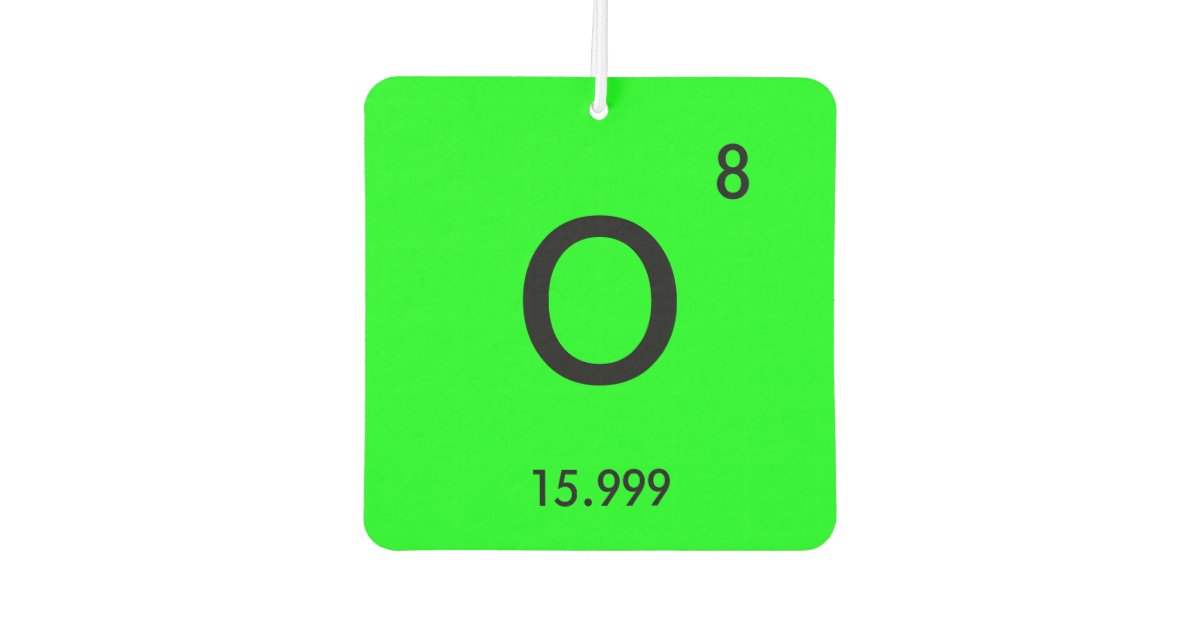 Create Your Own Periodic Table Element Symbol Air Freshener | Zazzle