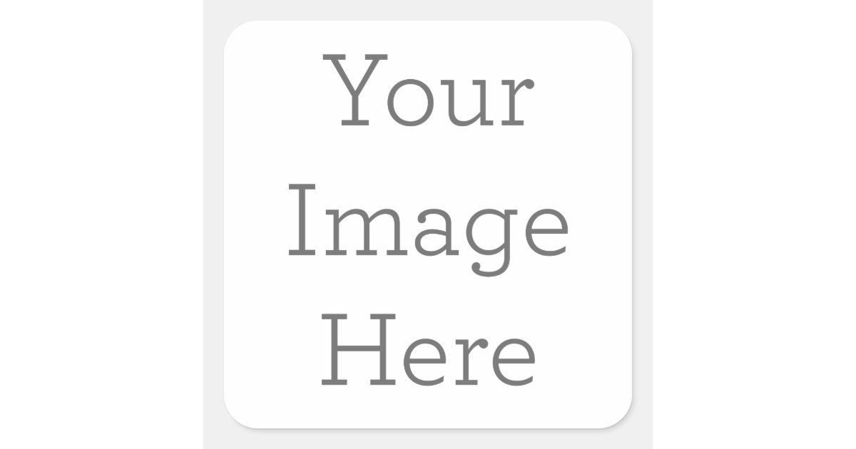 Create Your Own Square Sticker | Zazzle