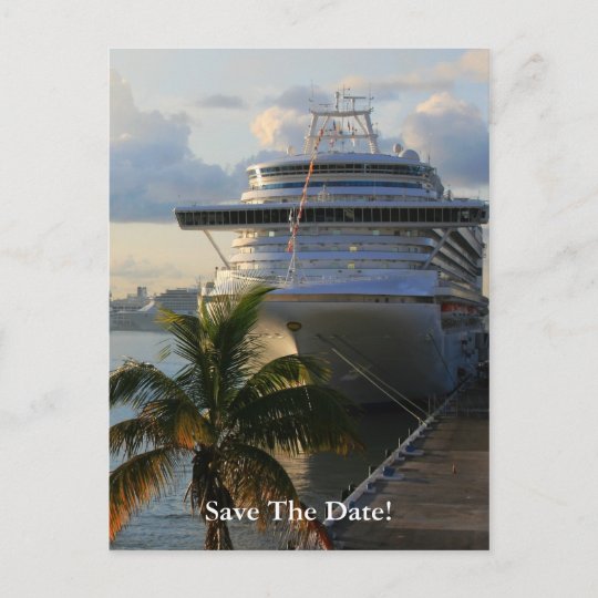 Cruise Ship Announcement Postcard | Zazzle.ca