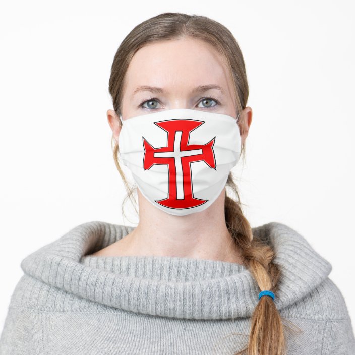 Crusader Cross Cloth Face Mask | Zazzle.ca