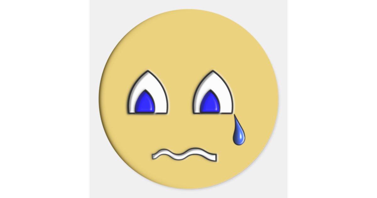 Cry Baby Classic Round Sticker | Zazzle