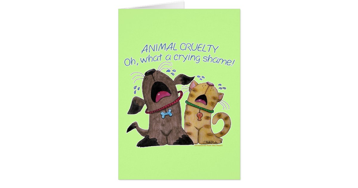 Crying Dog and Cat –What a Crying Shame | Zazzle