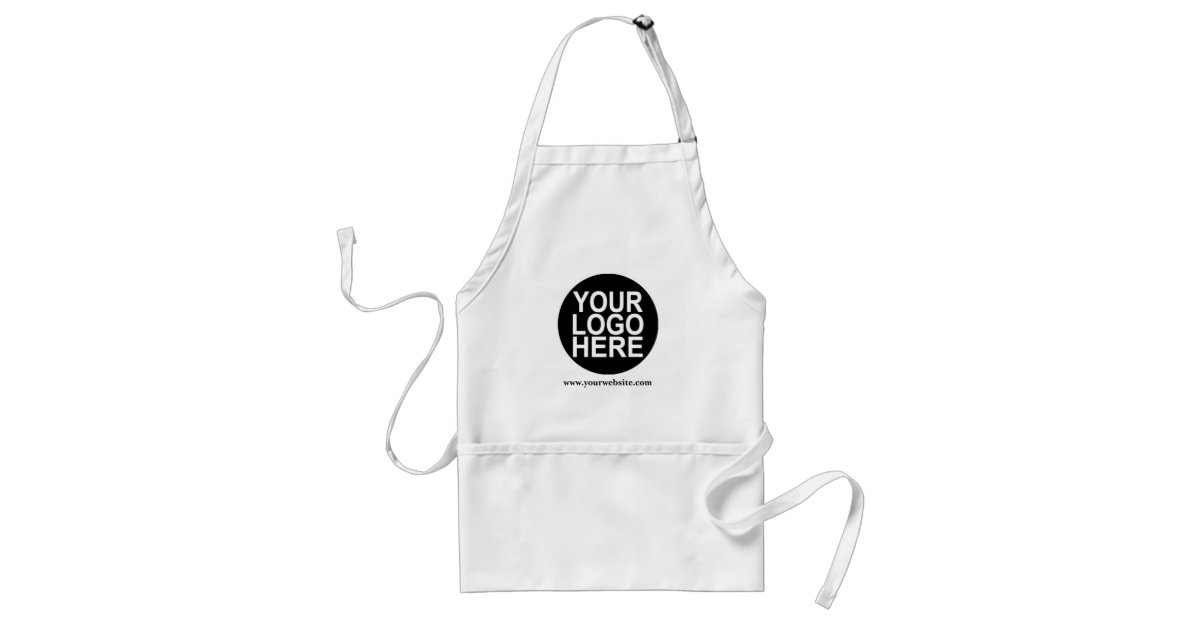 Custom Apron Uniform with Company Logo Promotional | Zazzle.ca