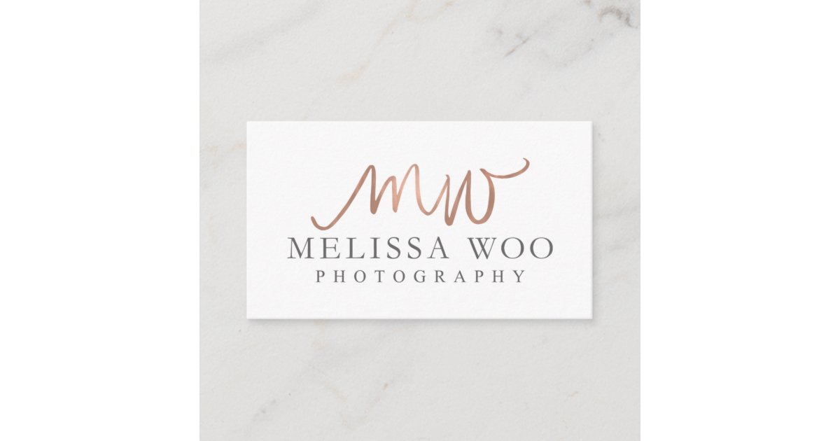 Custom Business Cards: Melissa Woo Business Card | Zazzle