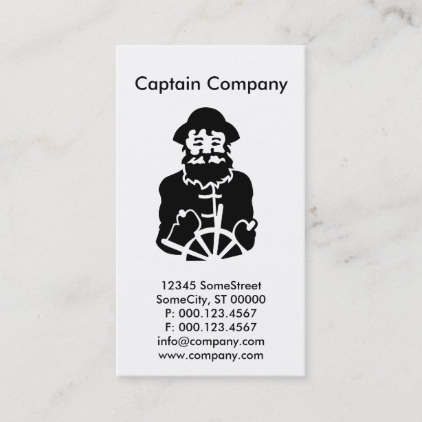 Boat Captain Business Cards & Profile Cards | Zazzle CA