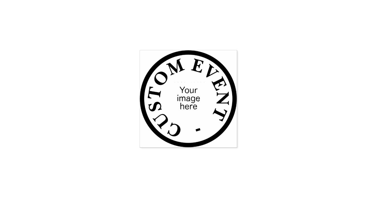 Custom Event Hand Stamp | Zazzle