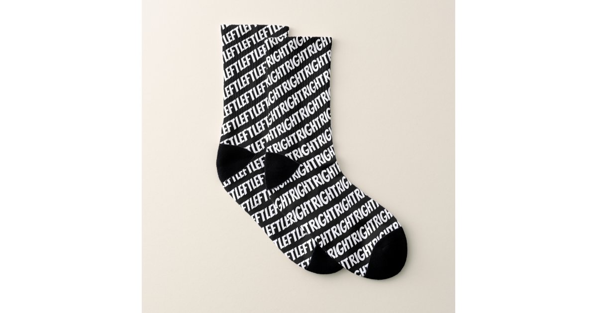 Custom Left and Right Socks | Zazzle