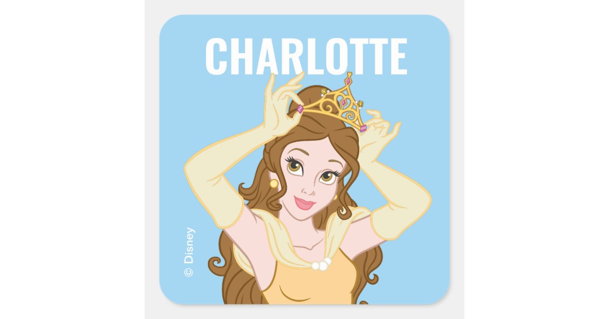 Custom Princess Belle | Back to School Labels | Zazzle