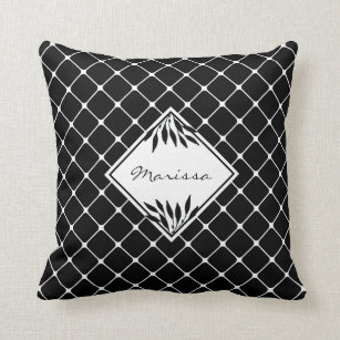 Modern Diamond Pattern Pillows & Cushions | Zazzle CA