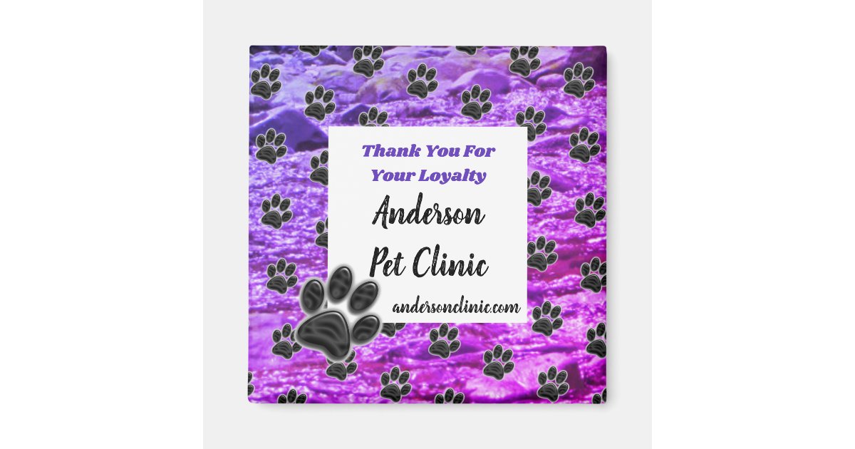 Customer Appreciation Animal Caregiver Thank You Magnet | Zazzle