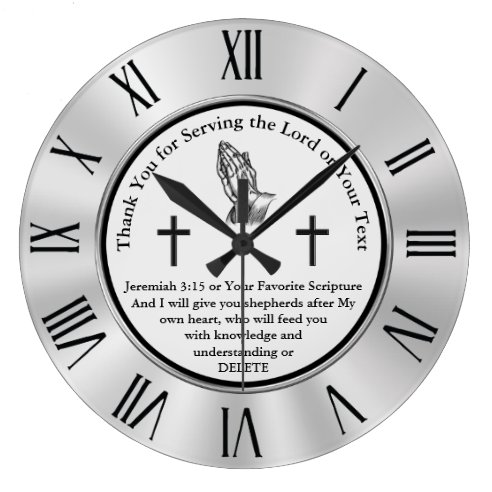 Bible Verse Wall Clocks | Zazzle.ca