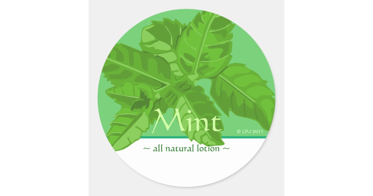 Customizable Mint Stickers | Zazzle