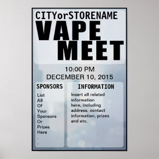 Vaping Posters | Zazzle Canada