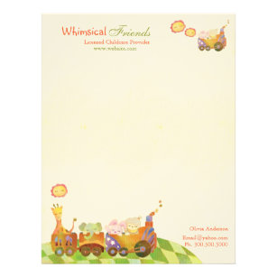 Kindergarten Letterhead, Custom Kindergarten Letterhead Templates