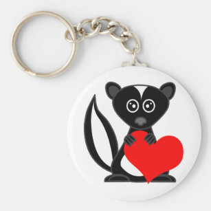 Skunk Keychains & Key Rings | Zazzle CA