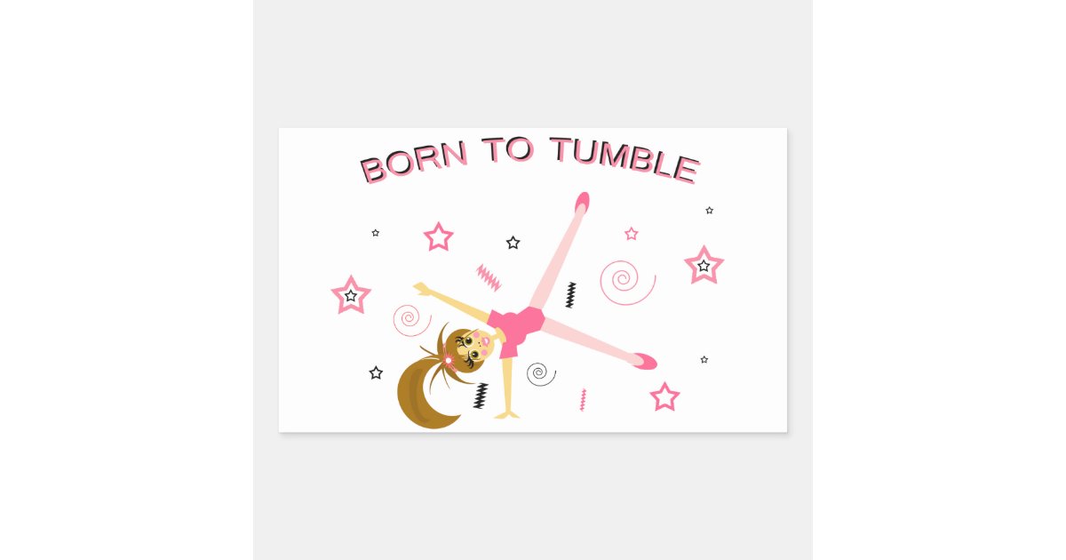 Cute Gymnastics Sticker | Zazzle