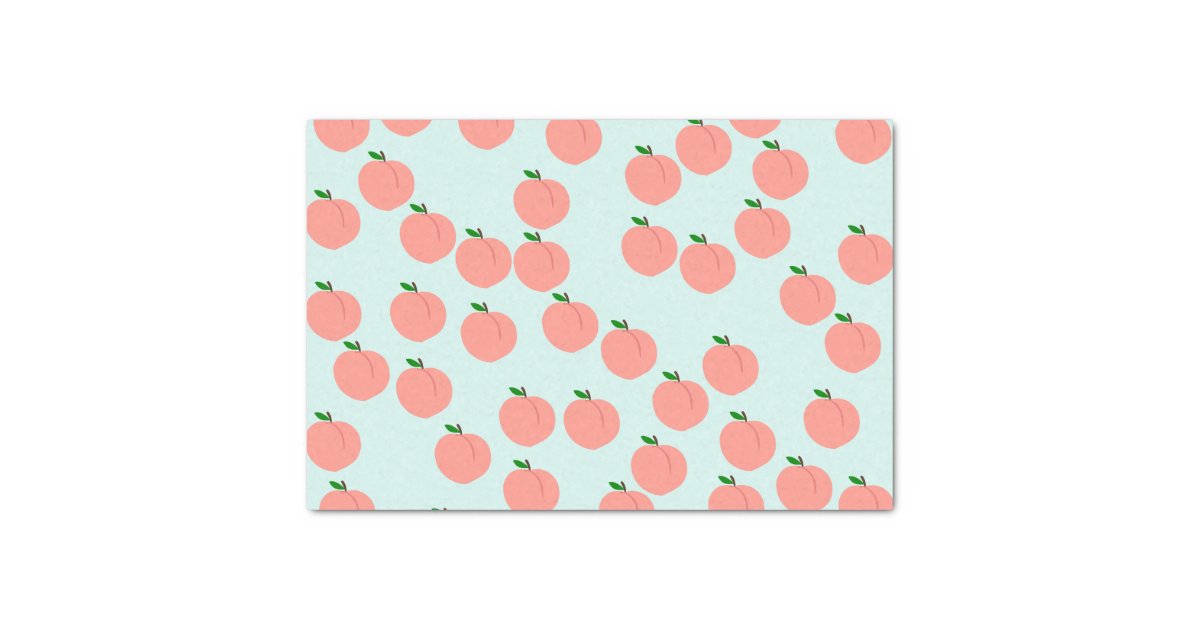 Cute Peach Tissue Paper | Zazzle