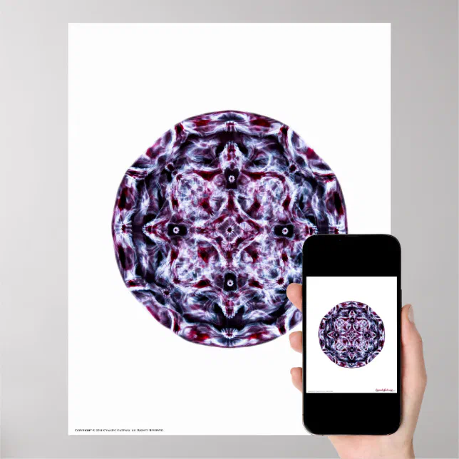Cymatics: Music Note A Piano Poster | Zazzle