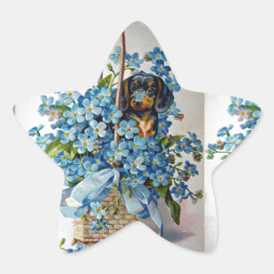 Forget Me Not Stickers | Zazzle CA