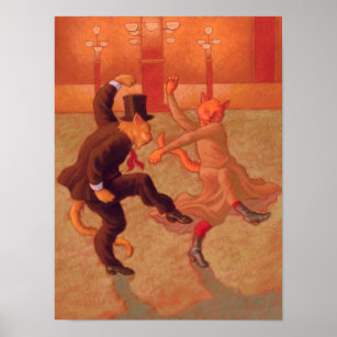 Vintage Cat Posters, Prints & Poster Printing | Zazzle CA