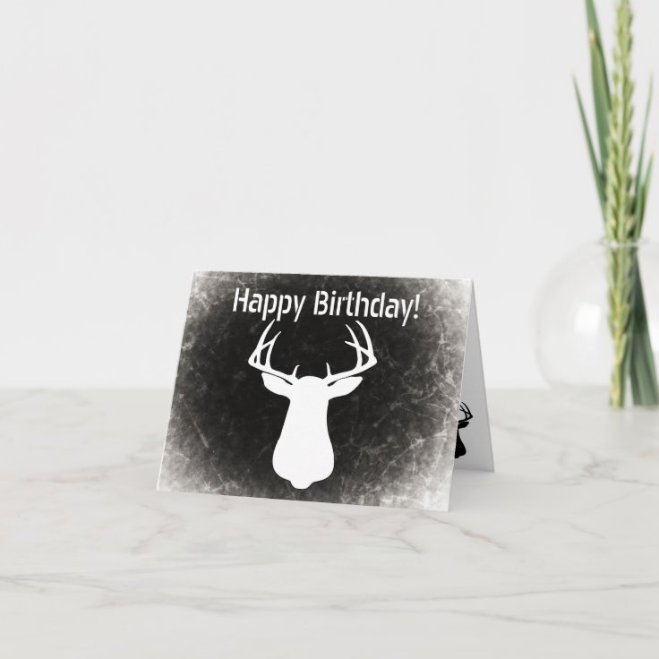 Deer Hunting Birthday Card | Zazzle