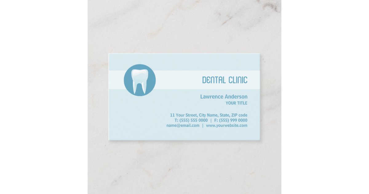 Dental Clinic / Dentist business card | Zazzle