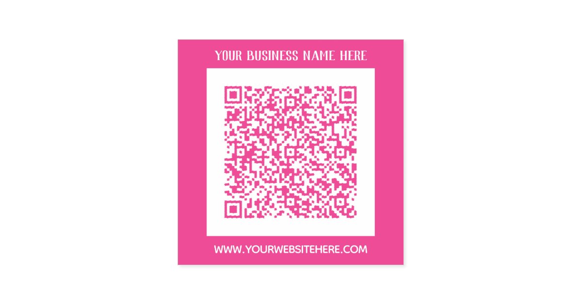 Design Your Own Colour QR Code Self-inking Stamp | Zazzle