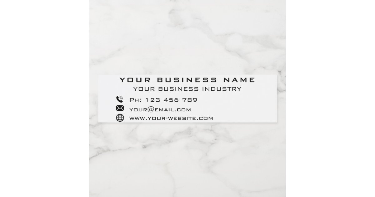 Design Your Own Company Bottle Labels Template | Zazzle