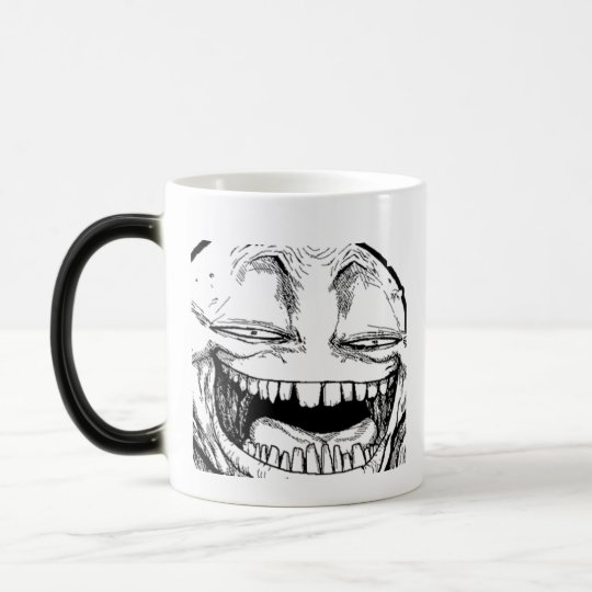 Disappearing Smiling Troll Face Coffee Cup Mug | Zazzle.ca