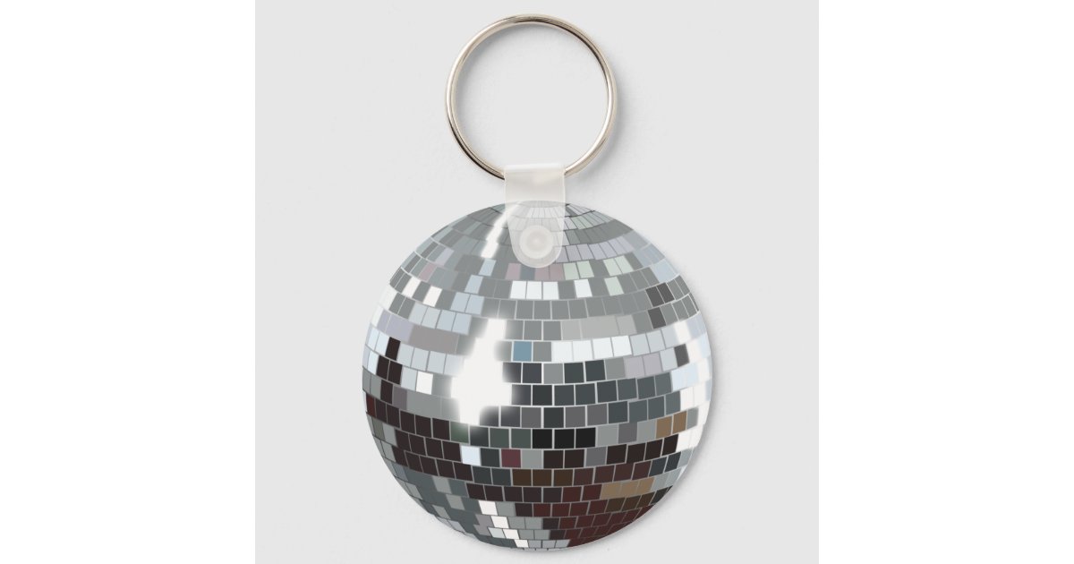 Disco Ball Keychain | Zazzle