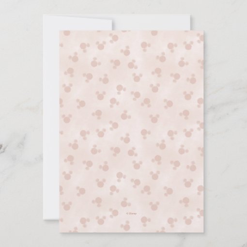 Disney's Mickey and Minnie Mouse Pink Wedding Invitation | Zazzle