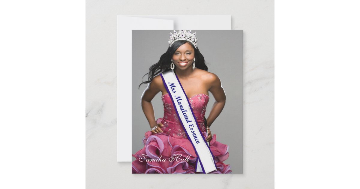 Do-It-Yourself Pageant Invitation | Zazzle
