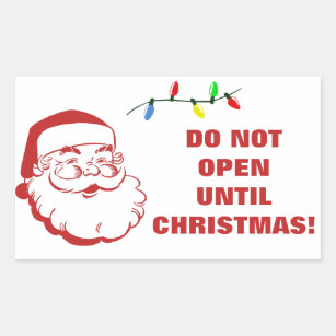Custom Do Not Open Stickers | Zazzle.ca