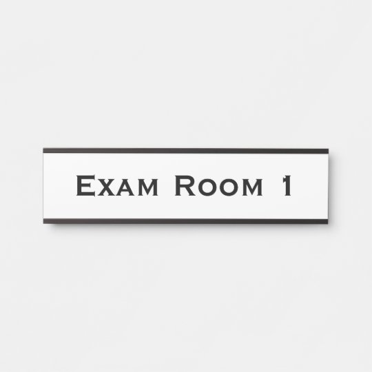 Doctor's Office Dentist Exam Room Door Sign | Zazzle.ca