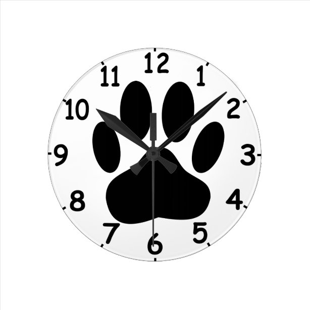 Cartoon Dog Wall Clocks | Zazzle.ca