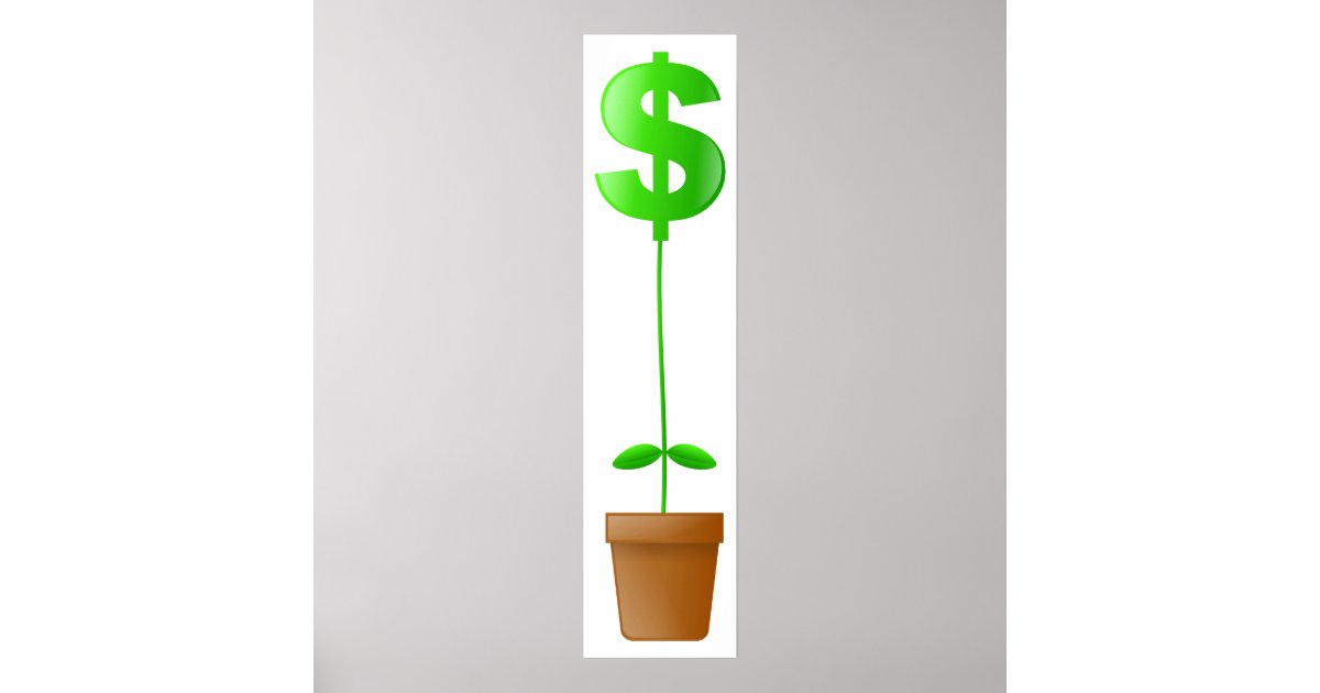 Dollar Plant Poster | Zazzle