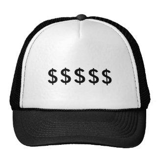 Dollar Sign Hats, Dollar Sign Cap Designs