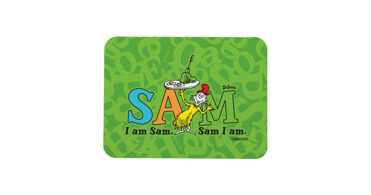 Dr. Seuss | I Am Sam. Sam I Am. Magnet | Zazzle